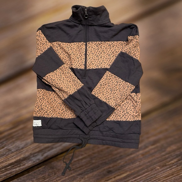 Simply Southern | Jackets & Coats | Simply Southern Half Zip Colorblock ...